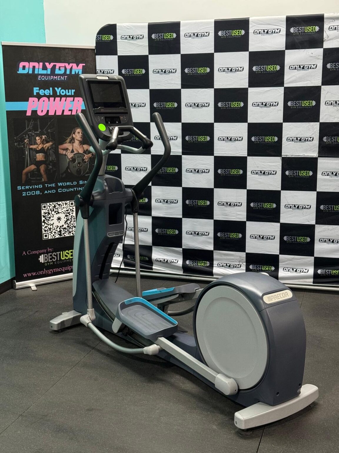 Precor EFX 865 Elliptical W/ P62 Console | Best Used Gym Equipment
